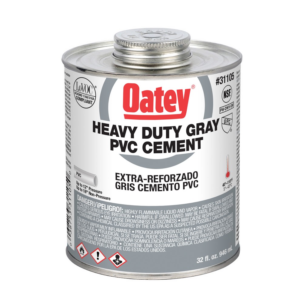Northeastern | PVC Heavy Duty Gray Cement-1 Quart