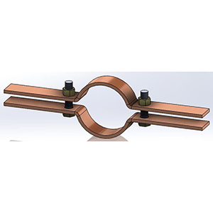 Northeastern | 1" 250 lb. Load Copper Epoxy Coated Galvanized Steel ...