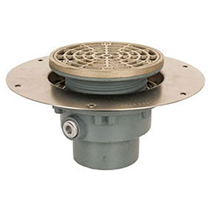 Northeastern | Halo™ 3" No Hub Ductile Iron Floor Drain